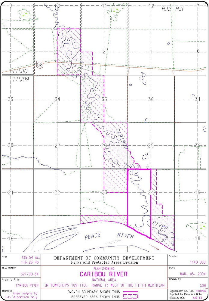 Caribou River Natural Area (OC and PNT) | SAPAA