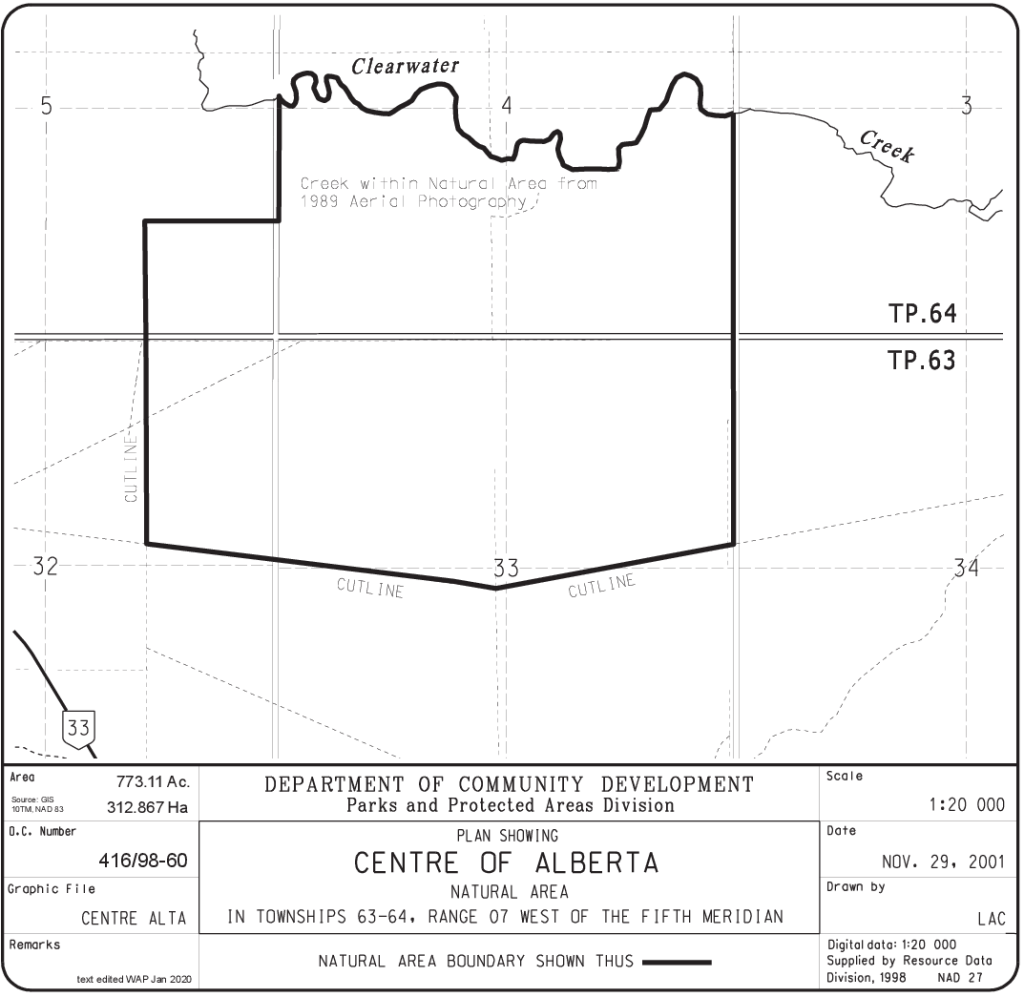 Centre of Alberta Natural Area | SAPAA