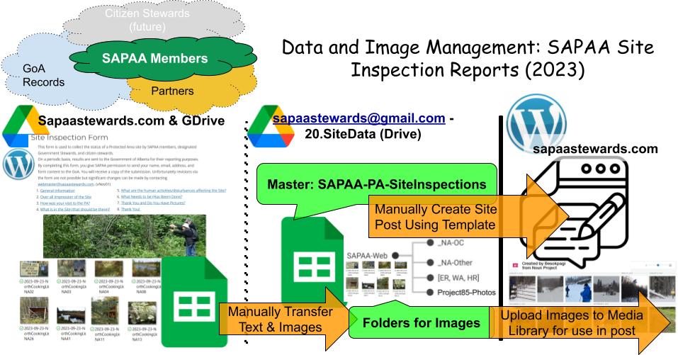 2023 Site Inspection Data Management | SAPAA